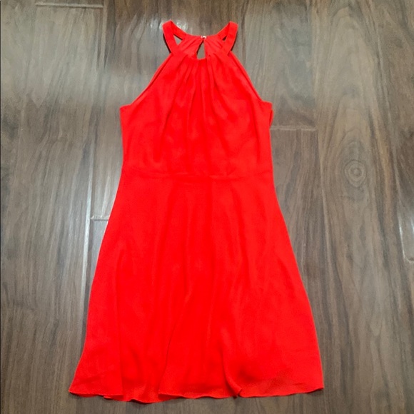 Express | Dresses | Express Red Halter Mini Sundress | Poshmark